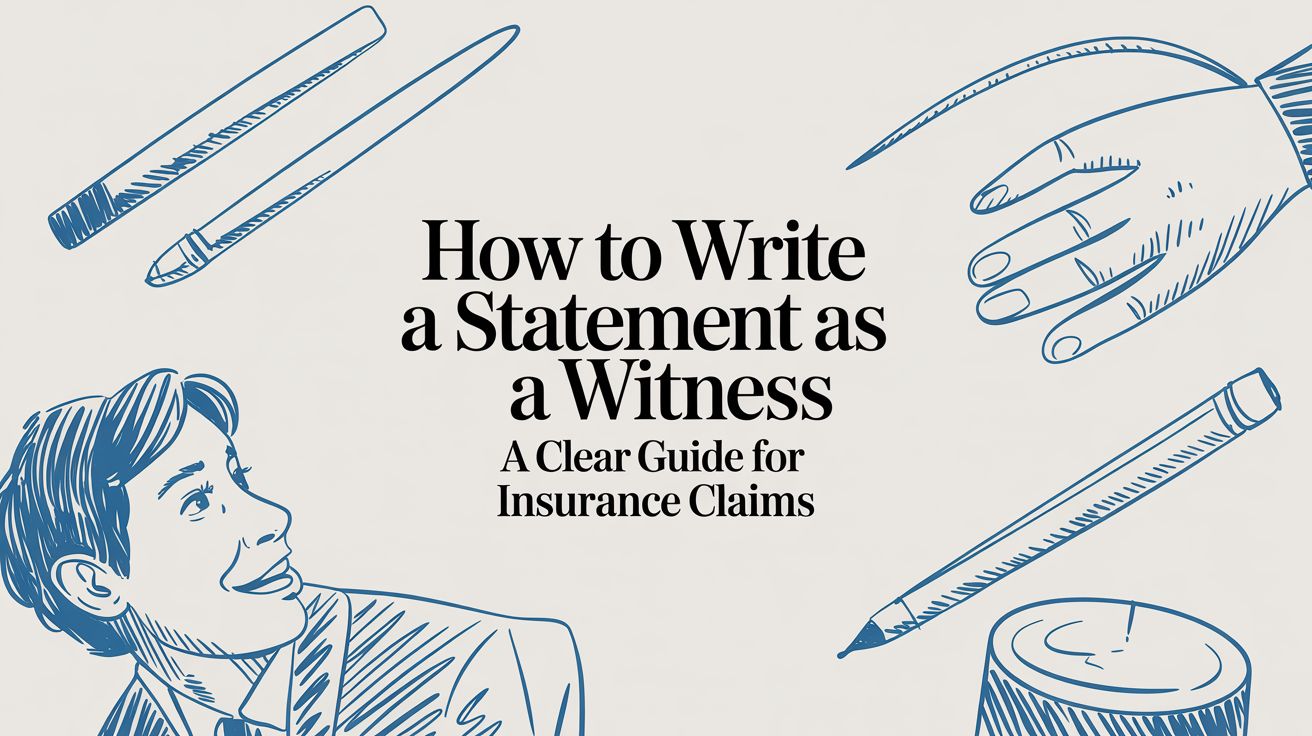 How to Write a Witness Statement (Free Template)